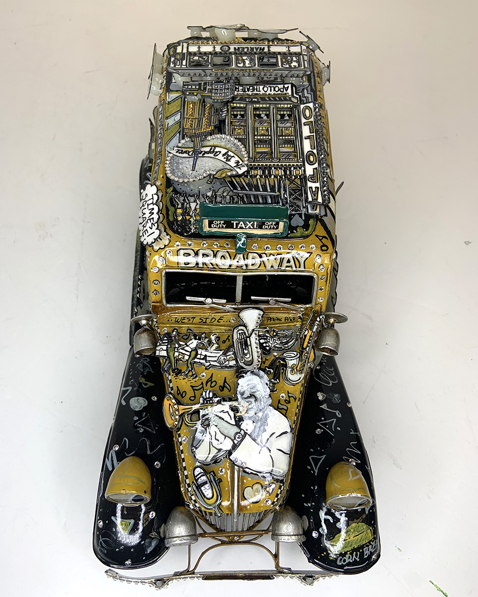 Harlem and All That Jazz Taxi Sculpture | Fazzino
