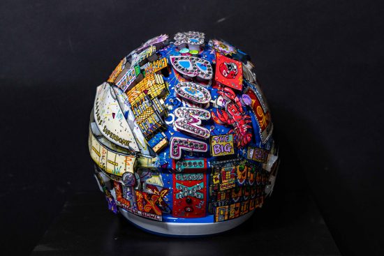 Super Bowl LIX: New Orleans Hand Painted Helmets | Fazzino