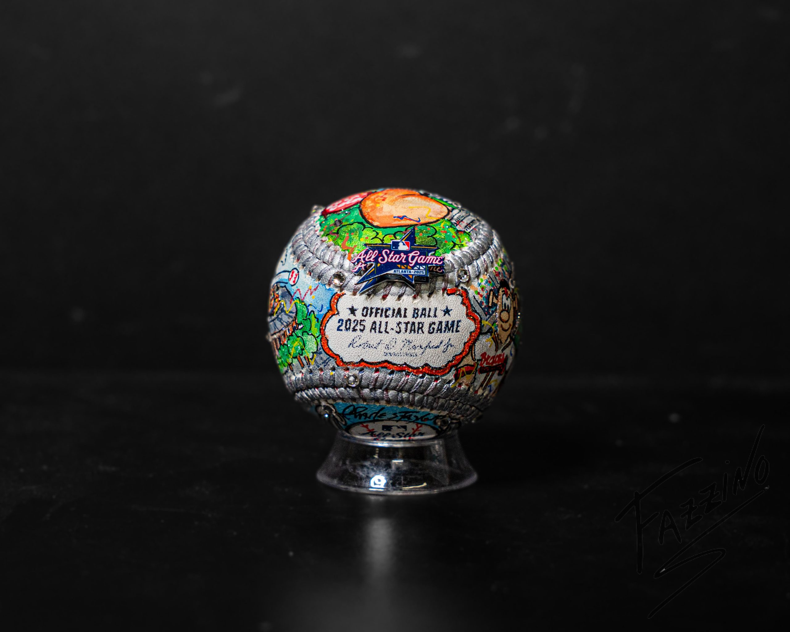 2025 Atlanta All-Star Game Hand-Painted Baseballs | Fazzino